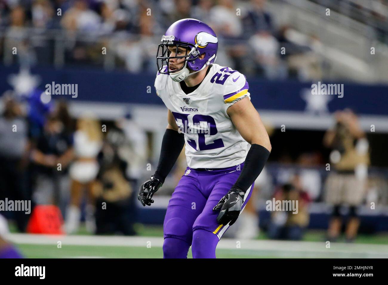 Minnesota Vikings free safety Harrison Smith (22) defends against the ...