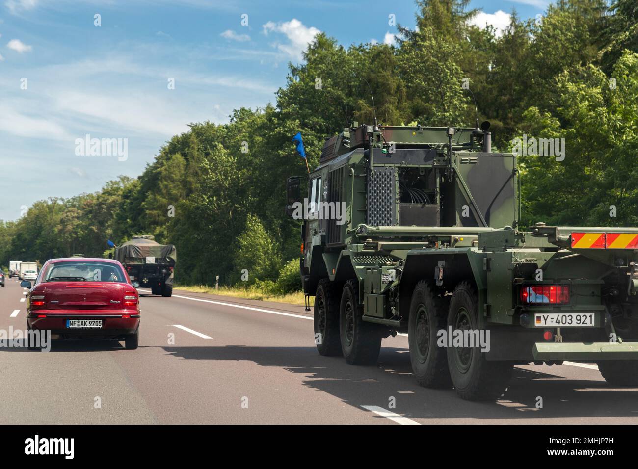 Hannover, Germany - June 12th 2022: German semi-trailer cargo truck ...