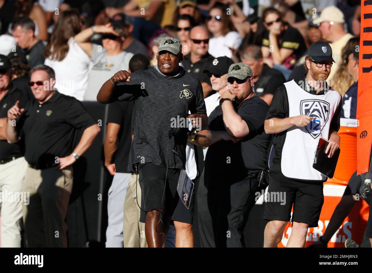 Colorado Buffaloes head coach Mel Tucker in the second half of an NCAA ...