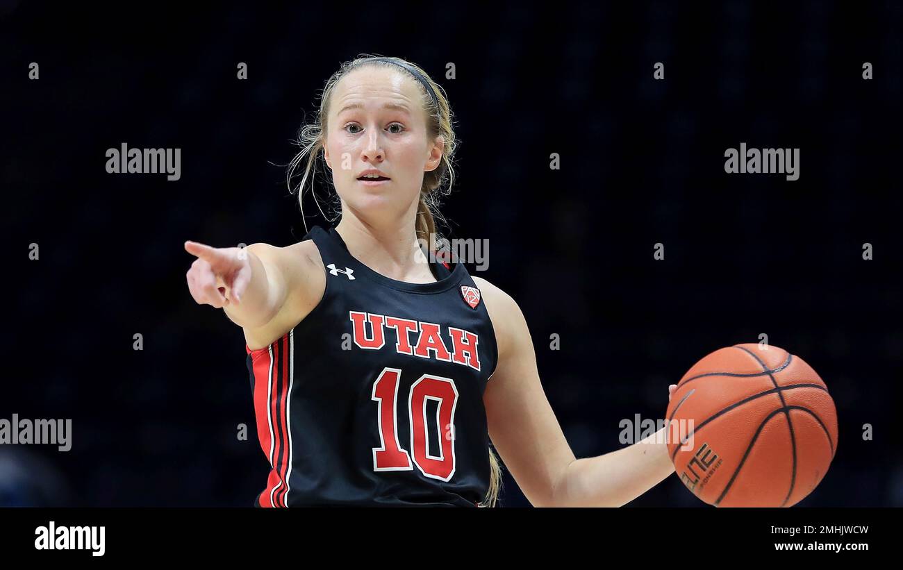 Utah Utes' Dru Gylten during an NCAA basketball game against the Xavier ...