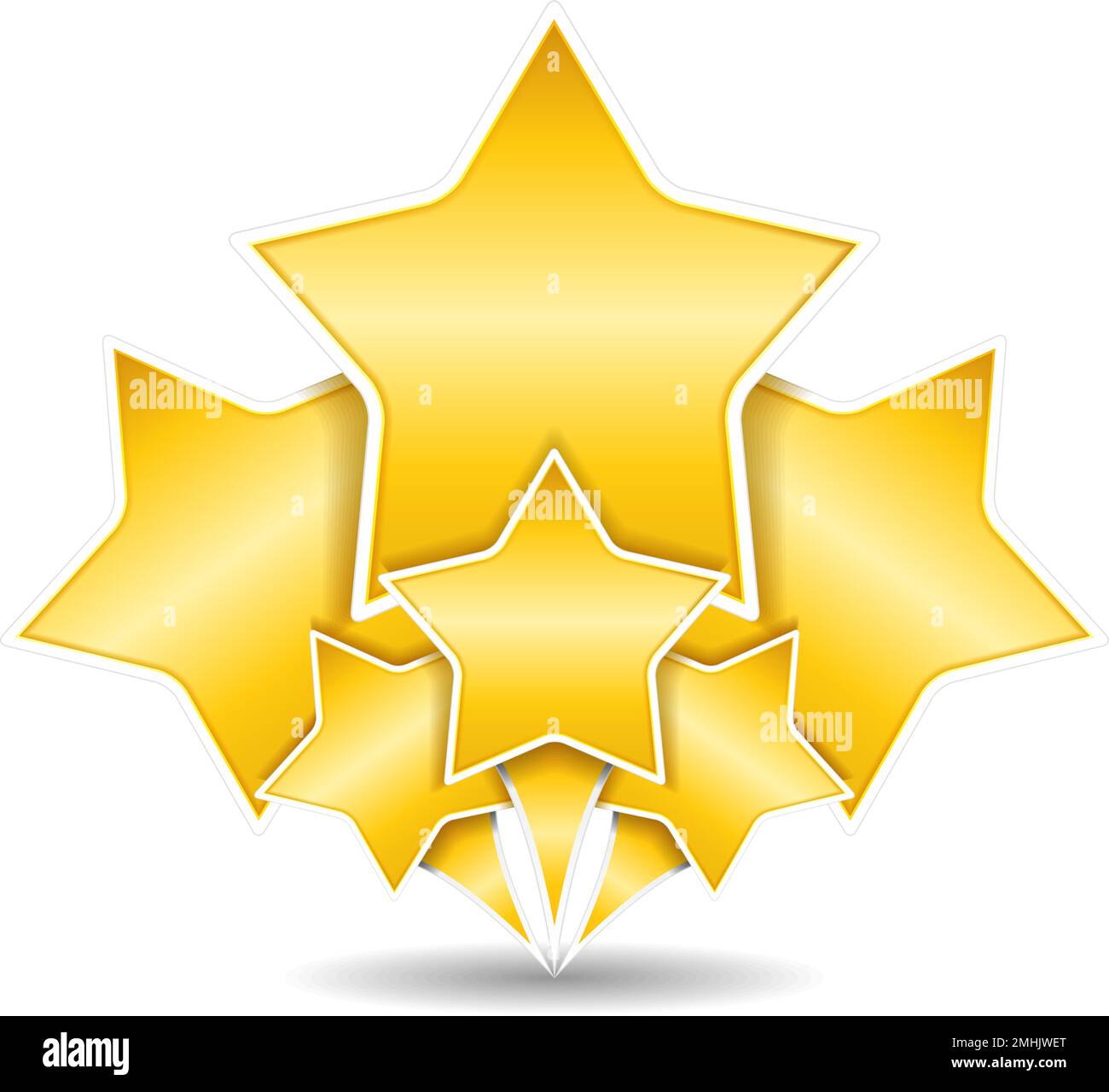 Golden stars, vector eps10 illustration Stock Vector Image & Art - Alamy