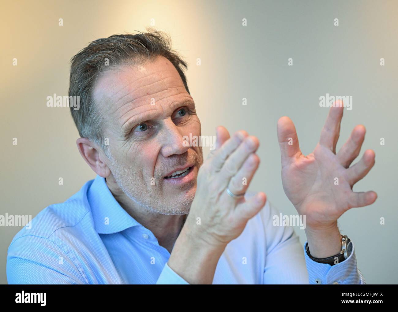 Cottbus, Germany. 26th Jan, 2023. Thorsten Kramer, head of Lausitz ...