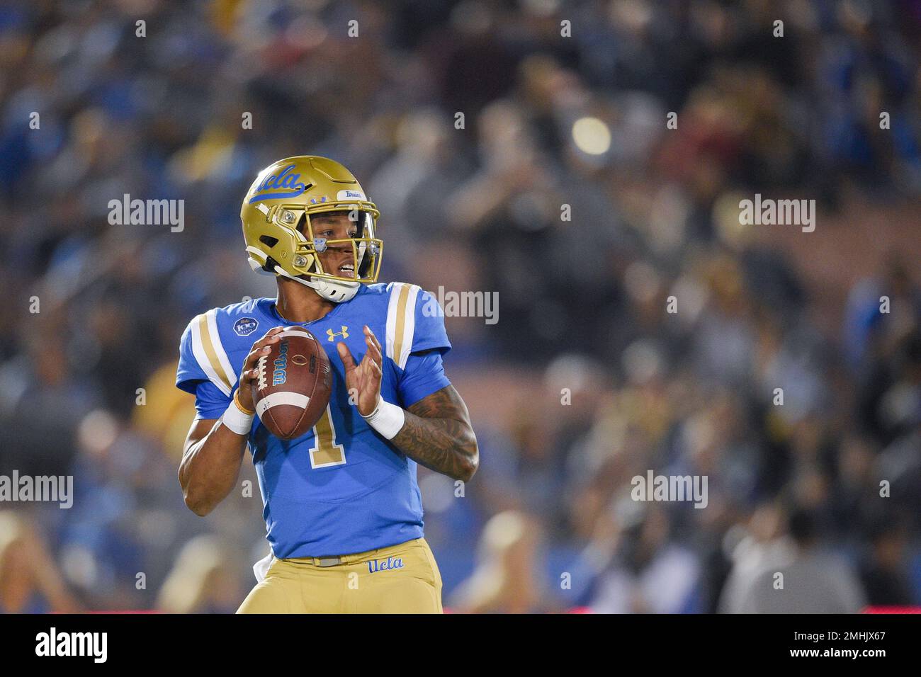 UCLA quarterback Dorian Thompson-Robinson in action during the first ...