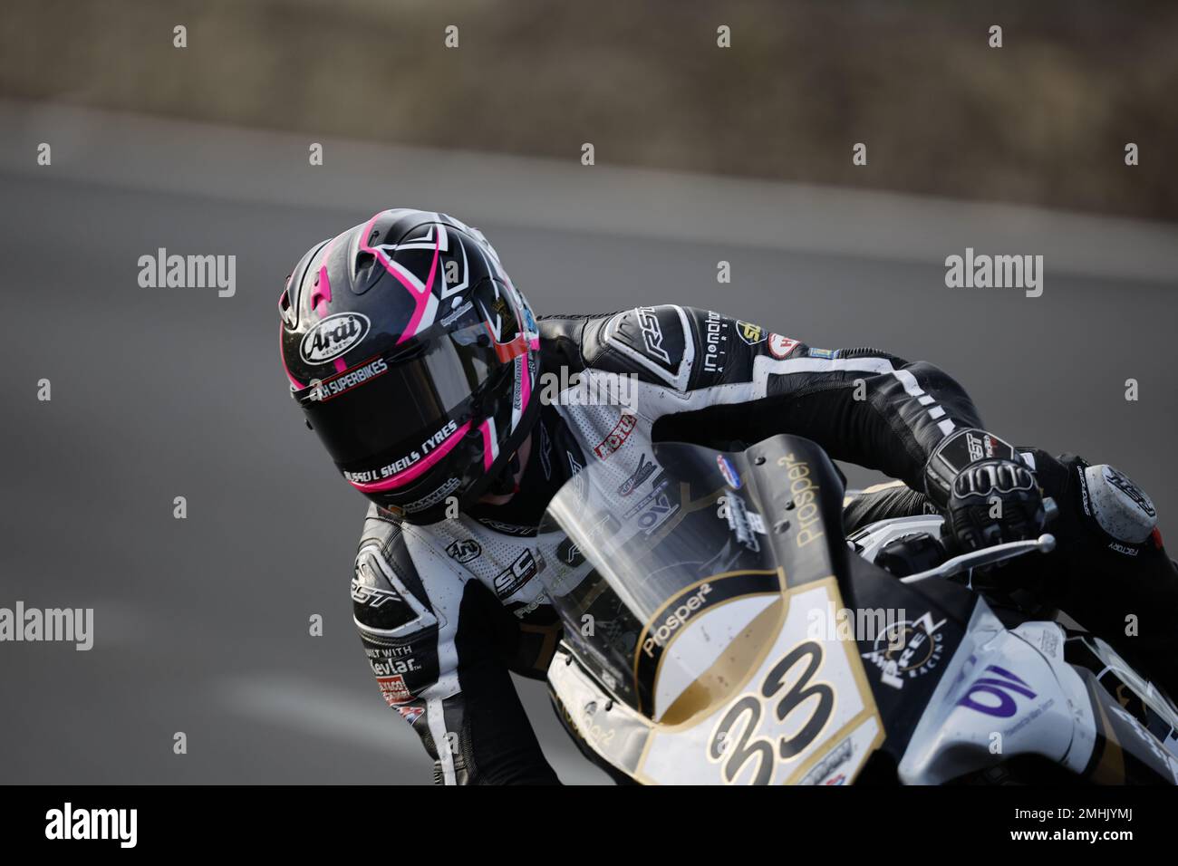Isle of Man TT 22, Gooseneck, Practice Week Stock Photo - Alamy