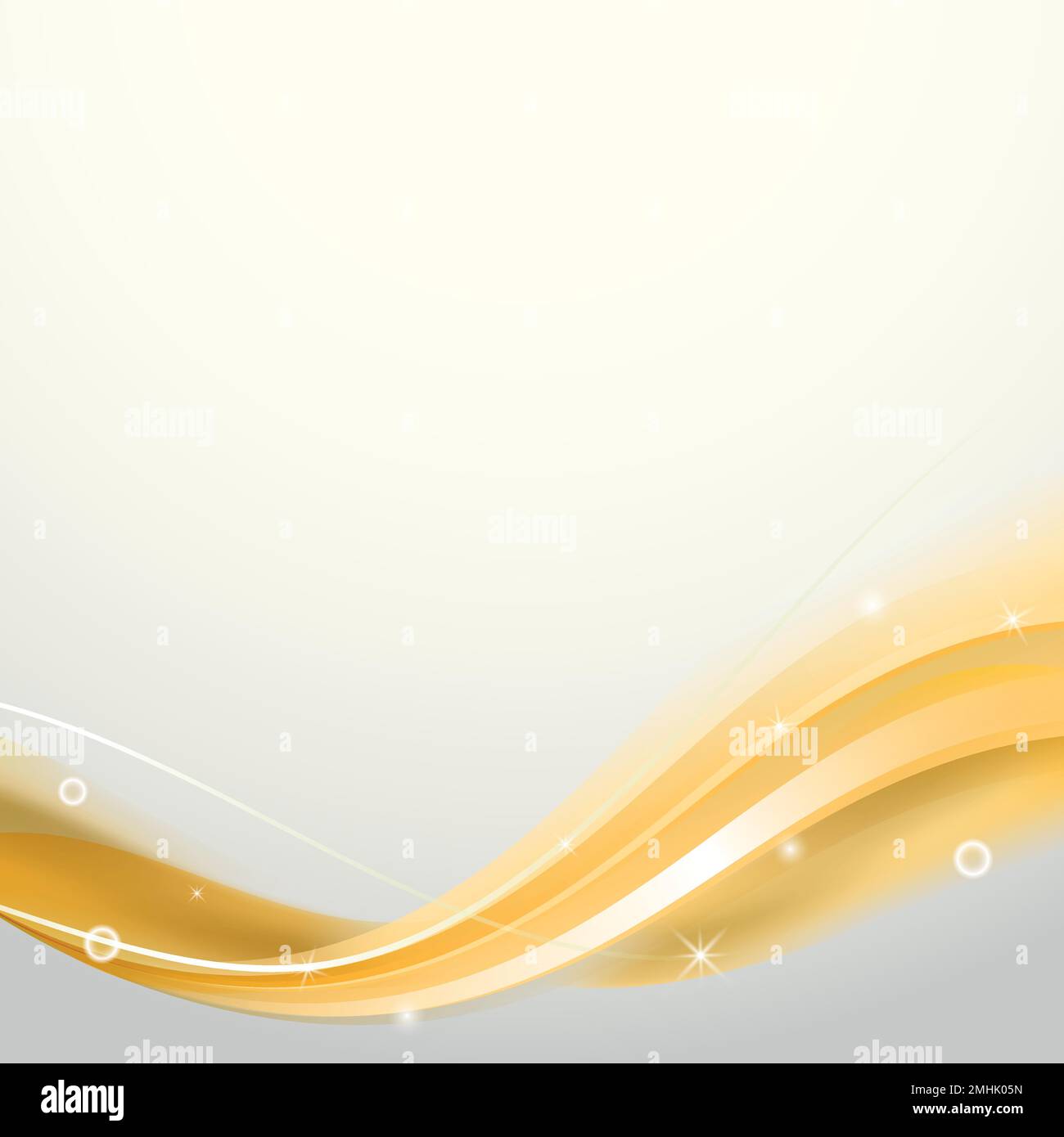 Gold curve frame template vector Stock Vector Image & Art - Alamy