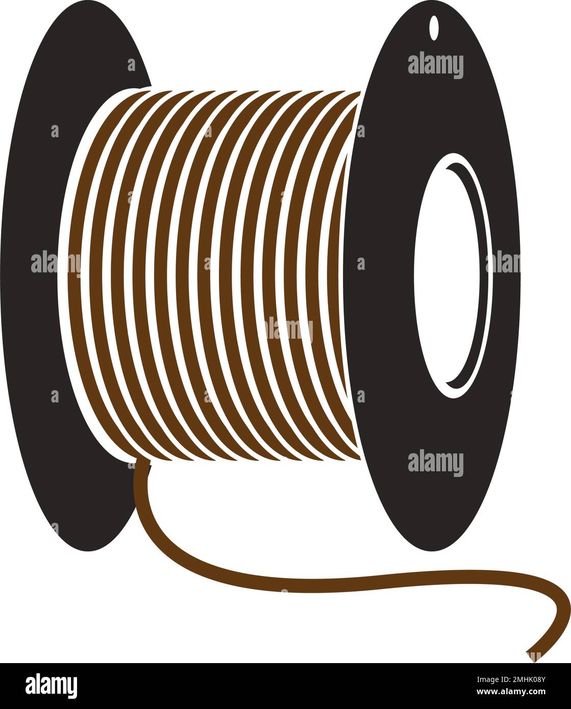 cable reel icon, vector illustration symbol design Stock Vector Image ...