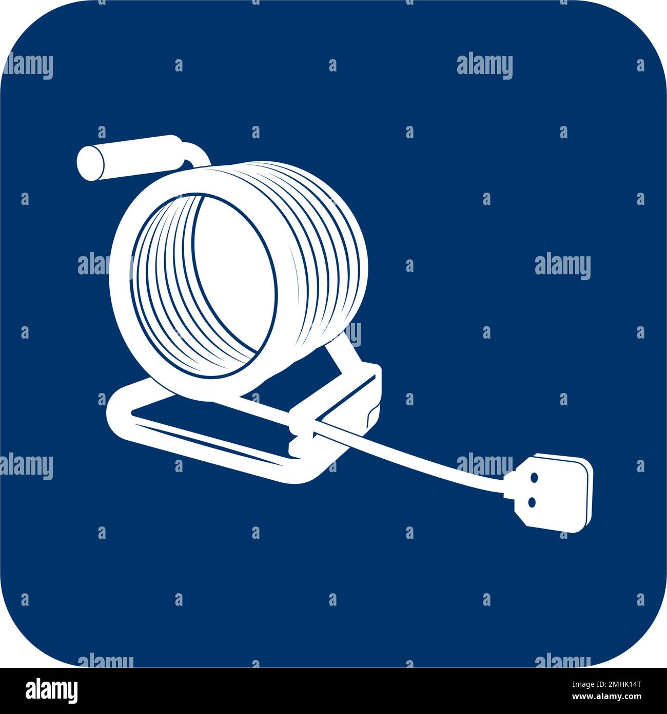 Cable Reel Icon Vector Illustration Symbol Design Stock Vector Image