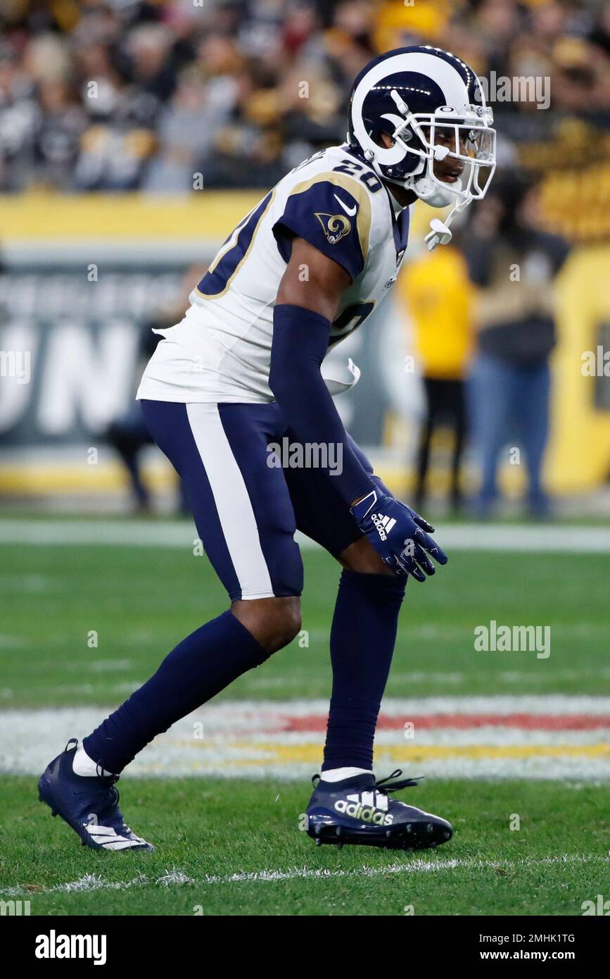Los Angeles Rams cornerback Jalen Ramsey (20) plays during the first ...