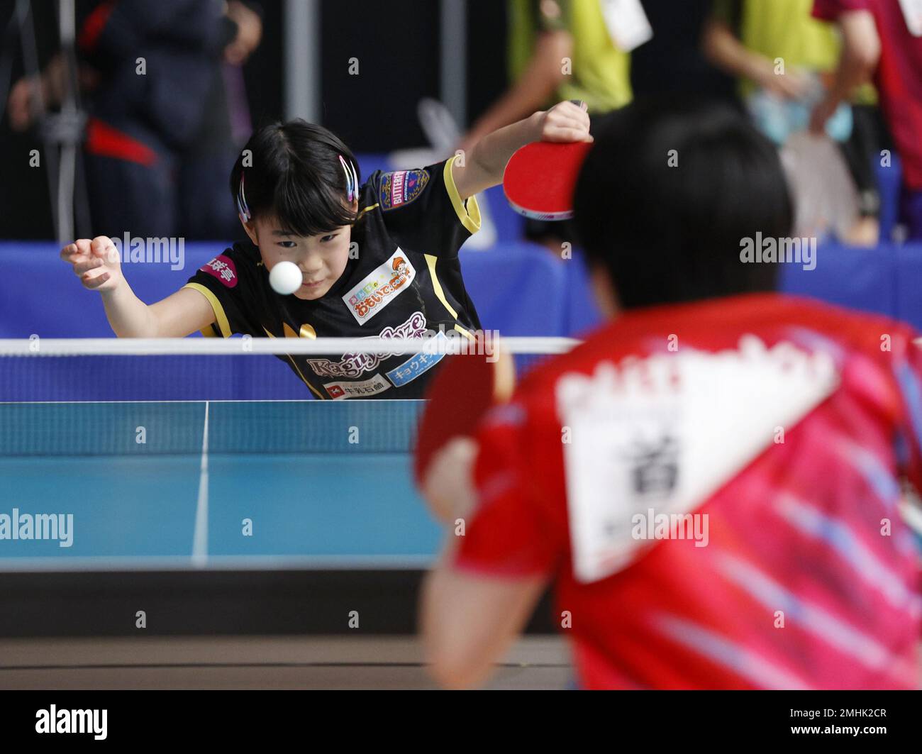 Tokyo, Japan. 26th Jan, 2023. Nine-year-old Miku Matsushima, the youngest player competing in ...