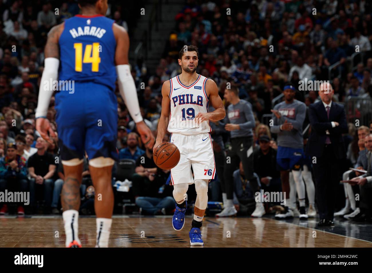 Philadelphia 76ers guard Raul Neto (19) in the second half of an NBA ...