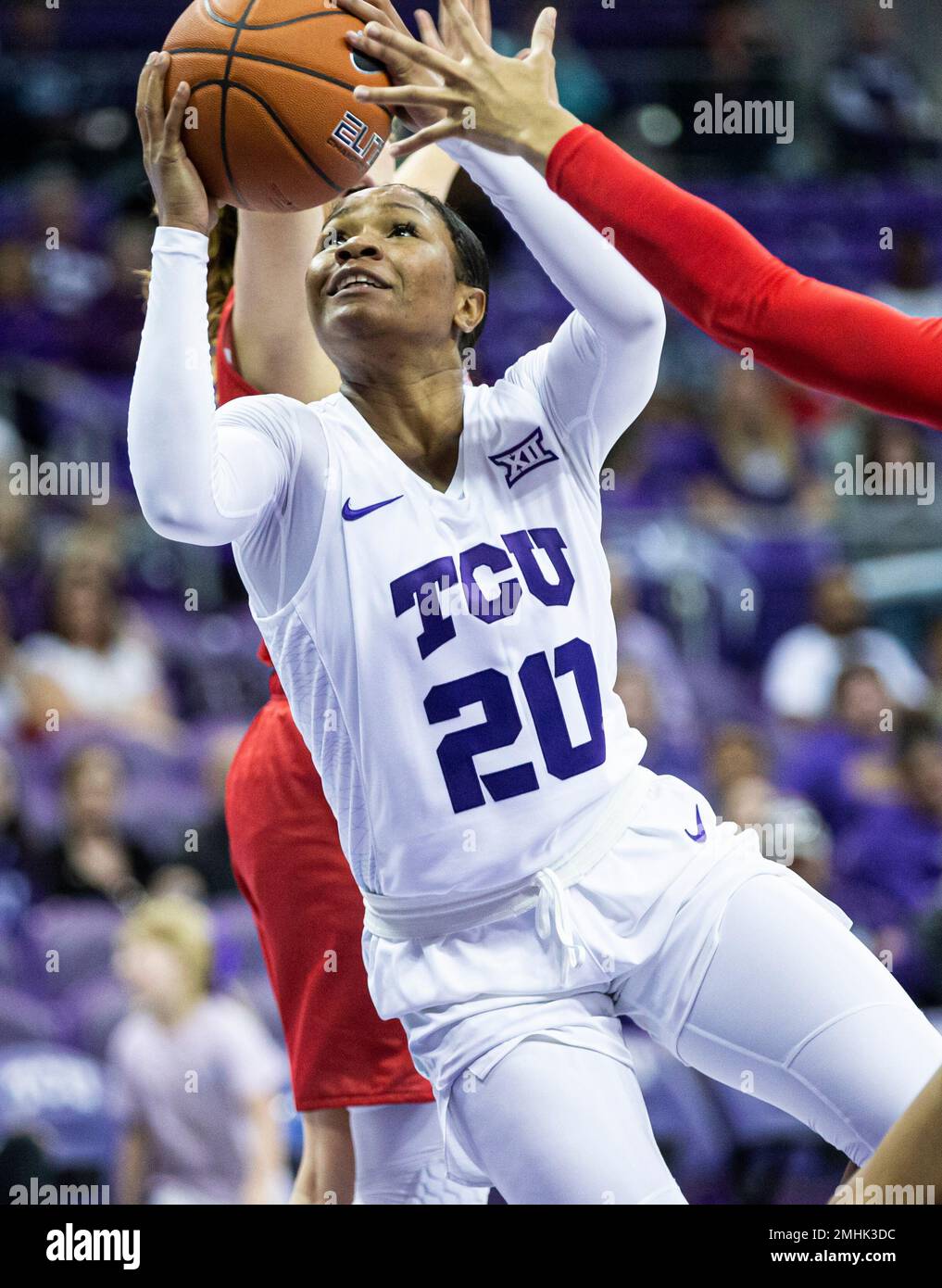 TCU guard Lauren Heard (20) during an NCAA women's basketball game ...