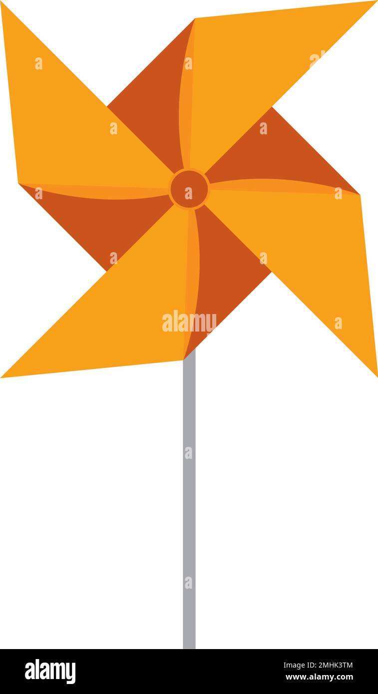 Paper windmill icon. vector illustration design template Stock Vector ...