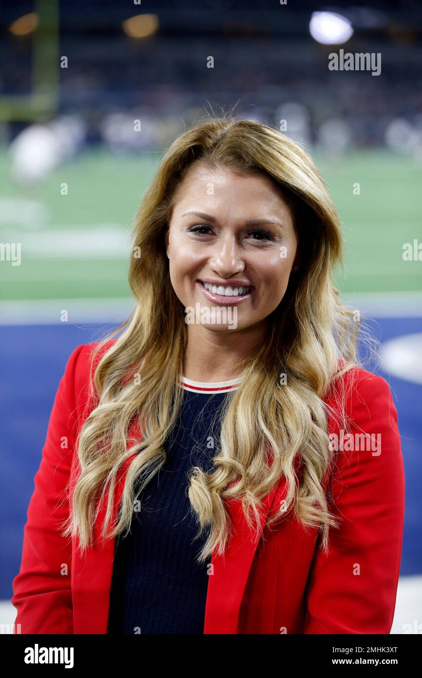 NFL Network reporter Jane Slater poses for a photo after an NFL ...