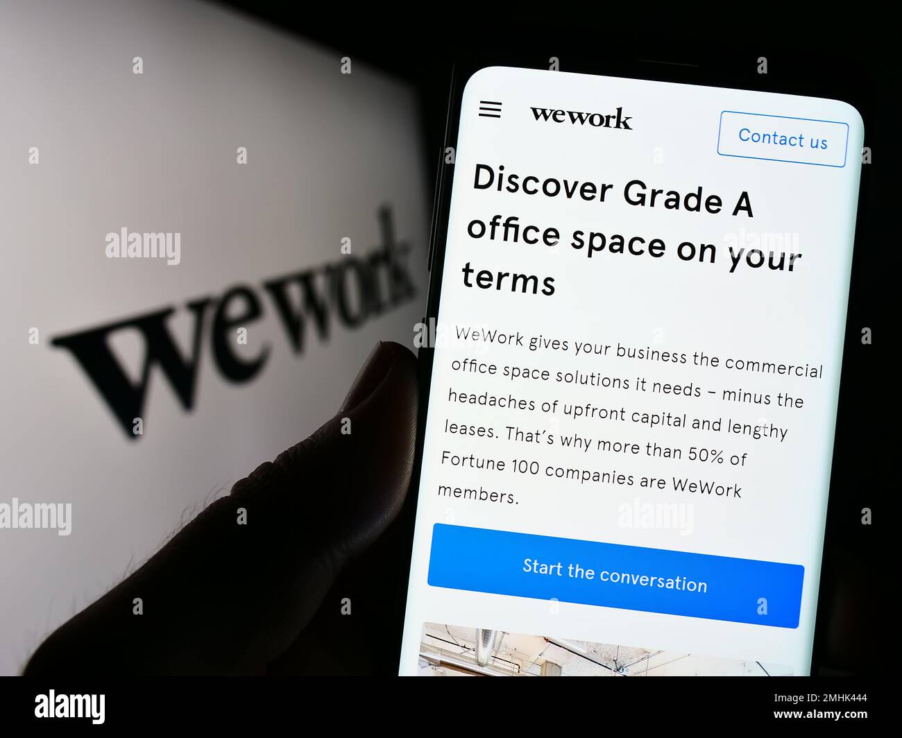 Wework office logo hi-res stock photography and images - Alamy