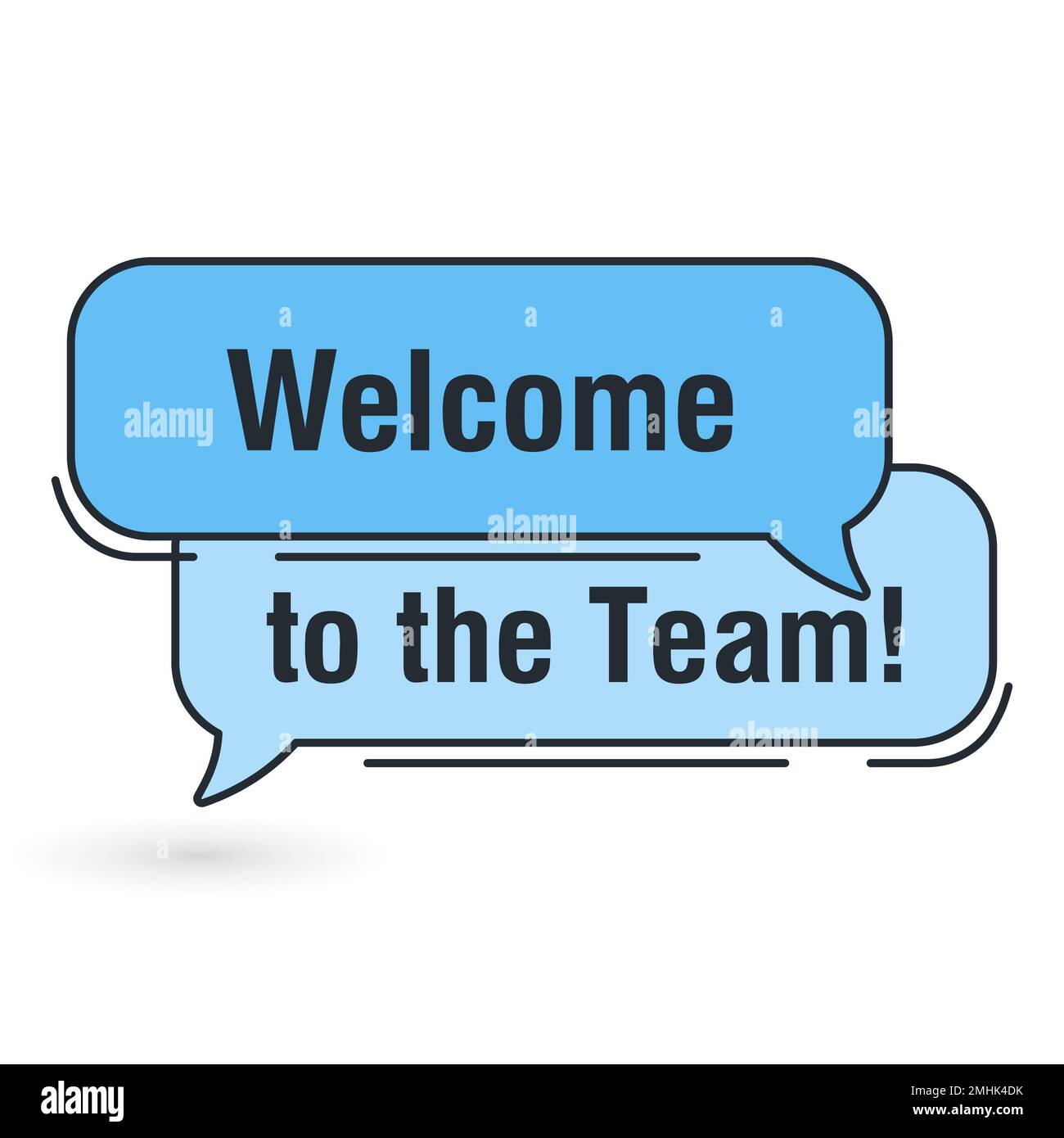 New employee welcome Stock Vector Images - Alamy