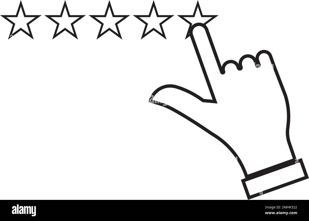 Rating or Review icon. Illustration of Customer Feedback As Sign ...
