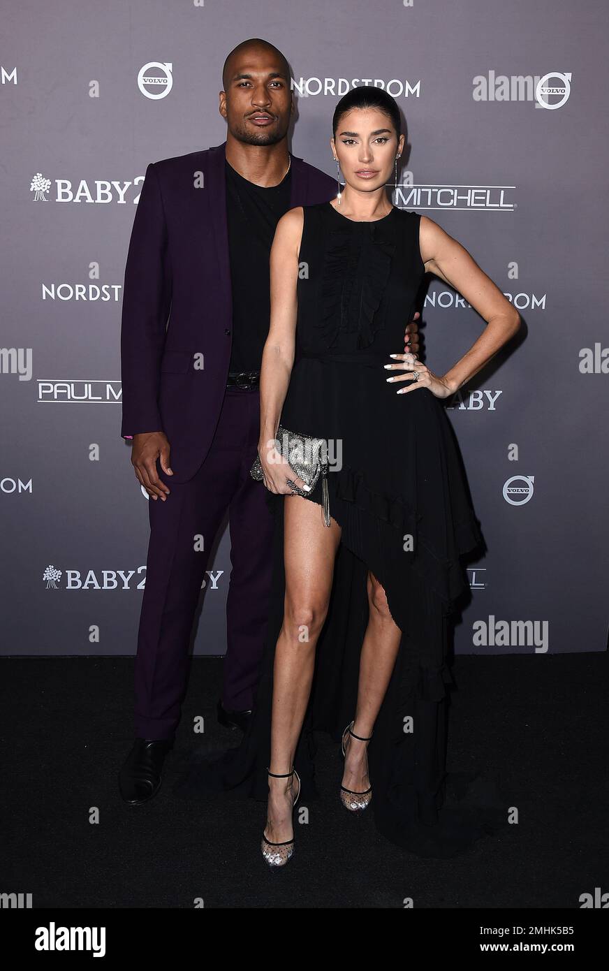 Larry English and Nicole Williams-English arrive at the 2019 Baby2Baby ...