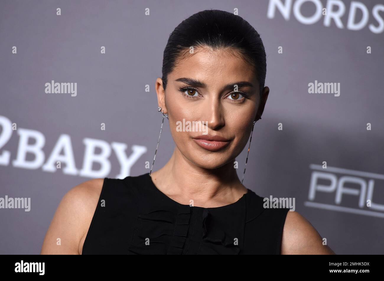 Nicole Williams arrives at the 2019 Baby2Baby Gala on Saturday, Nov. 9 ...