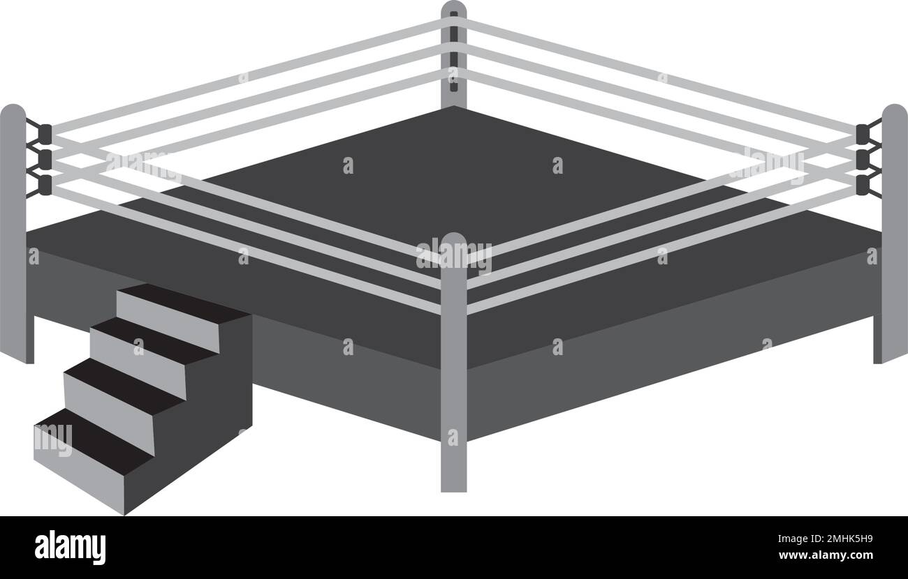 boxing ring logo vector illustration design template Stock Vector Image ...