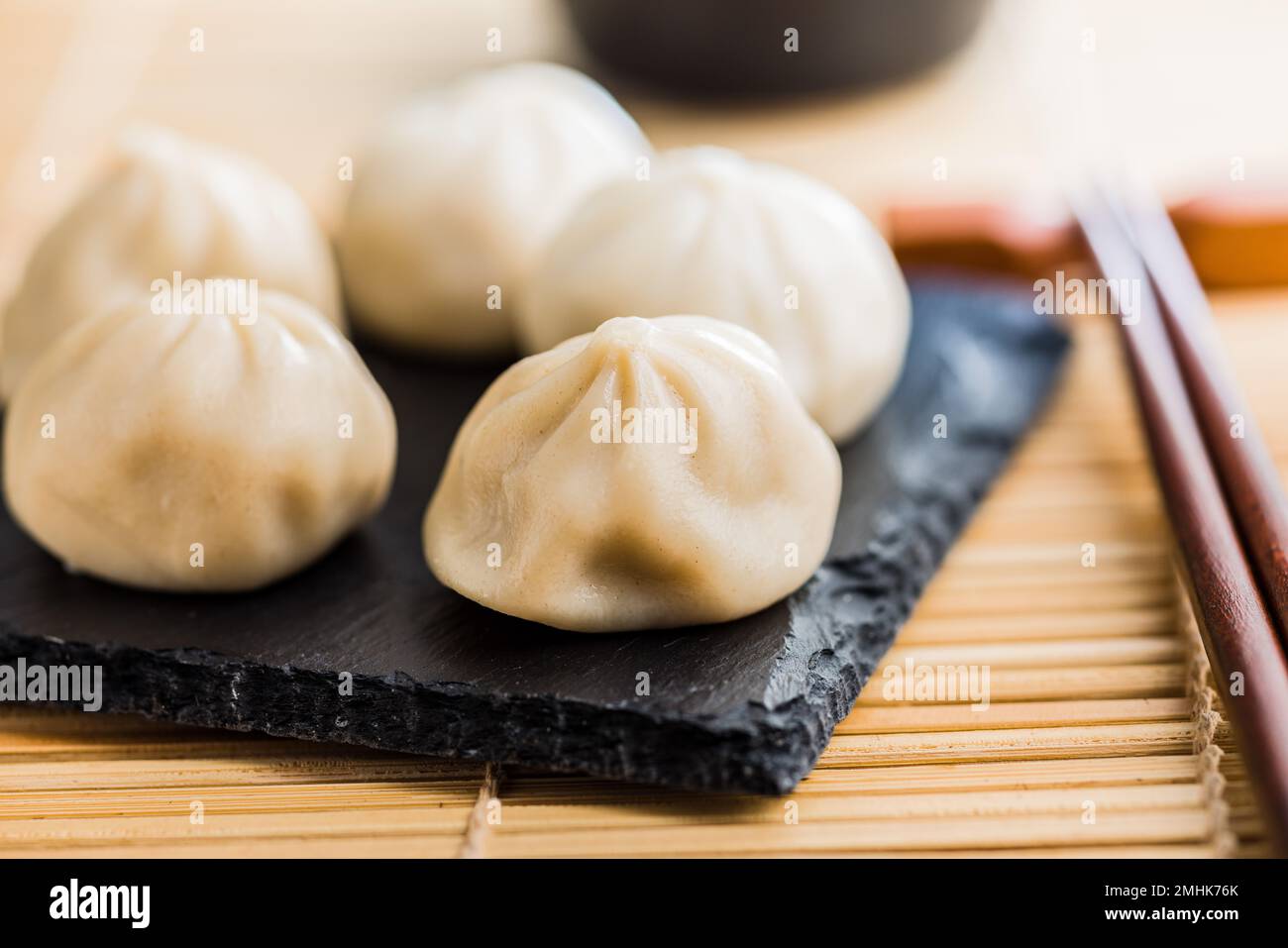 Xiaolongbao, traditional steamed dumplings. Xiao Long Bao buns on the ...