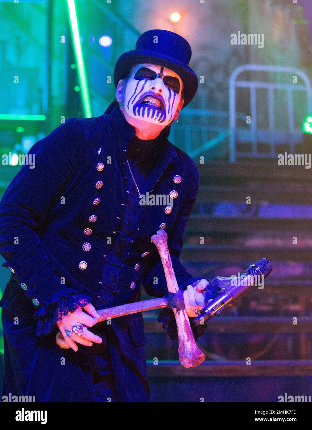 King Diamond performs in concert during his "Institute North America ...