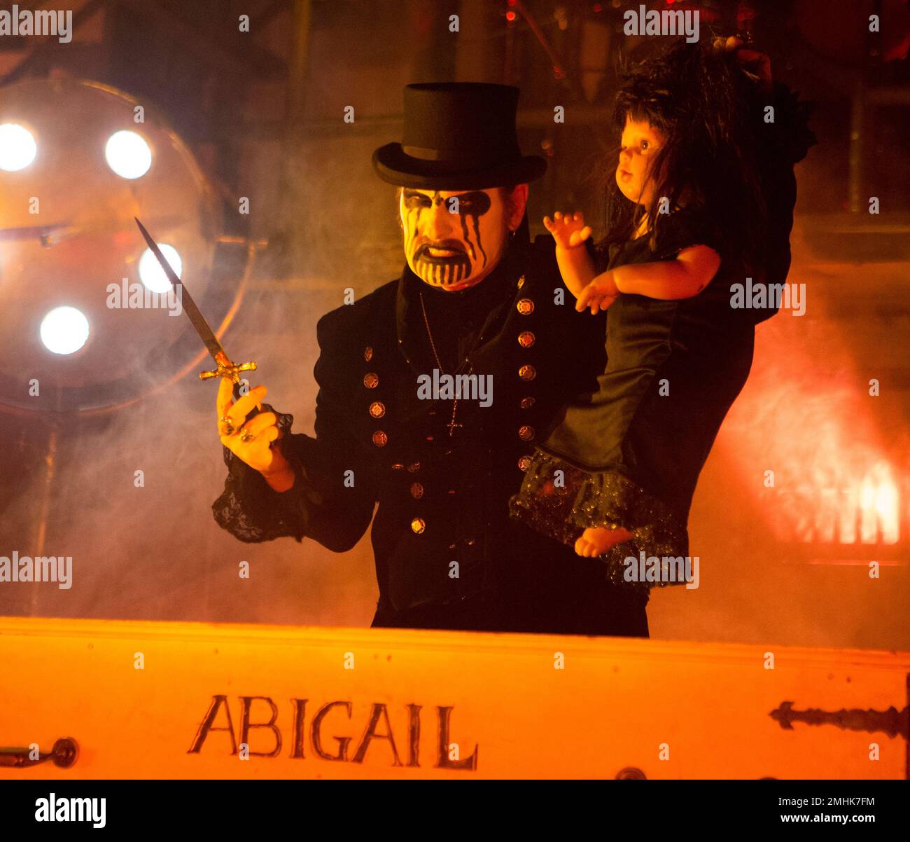 King Diamond performs in concert during his "Institute North America ...