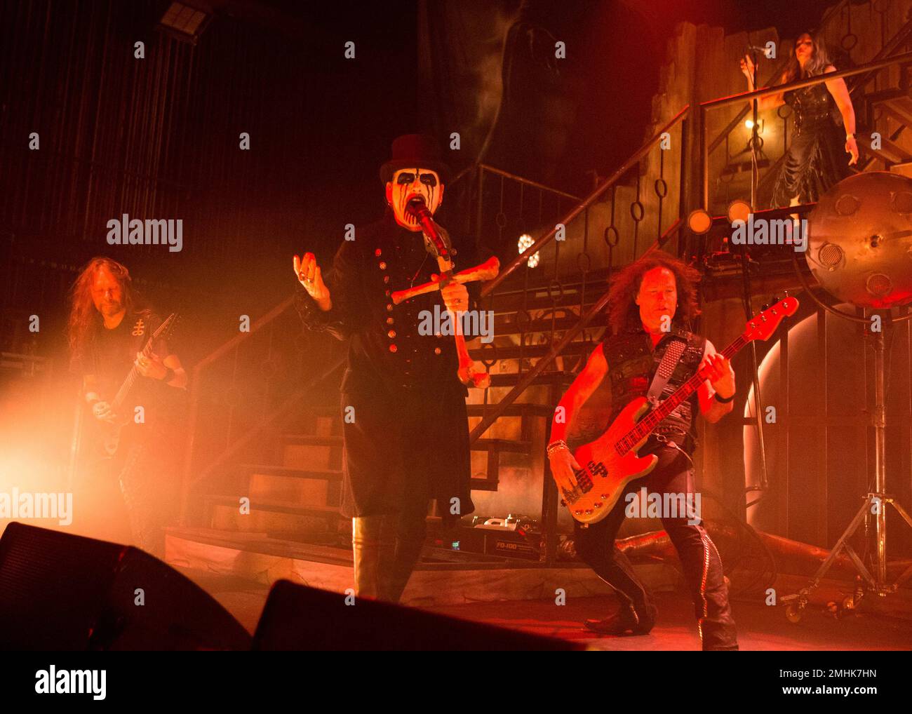 King Diamond performs in concert during his "Institute North America ...