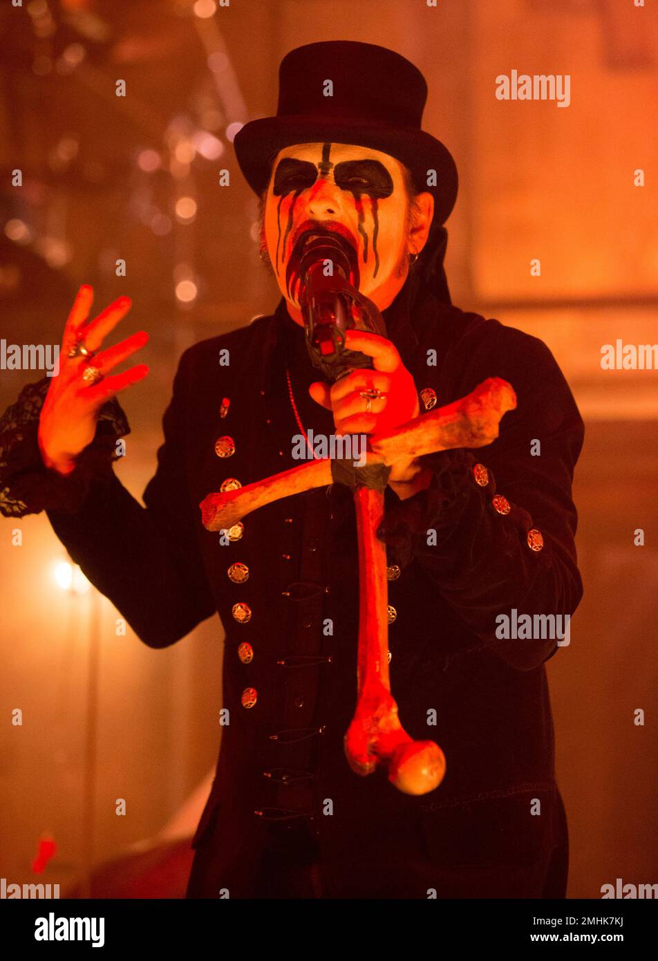 King Diamond performs in concert during his "Institute North America ...