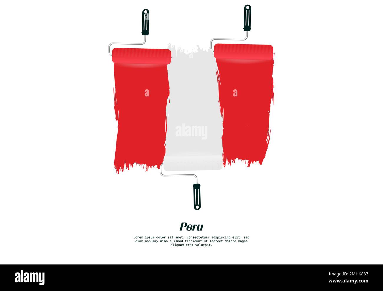Peru national flag in grunge style Stock Vector Image & Art - Alamy