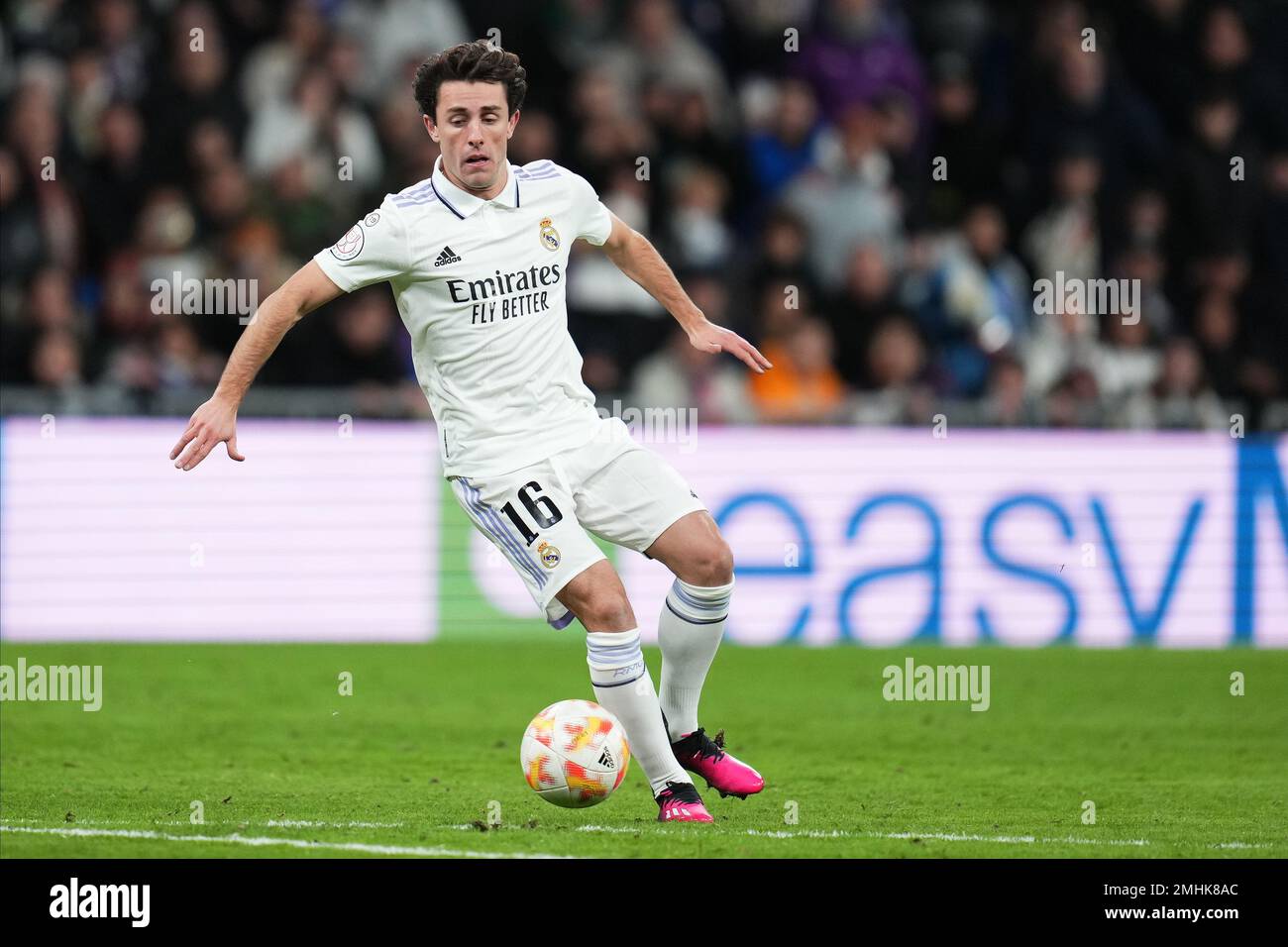 Alvaro Odriozola of Real Madrid during Copa del Rey, Quarter-Final ...