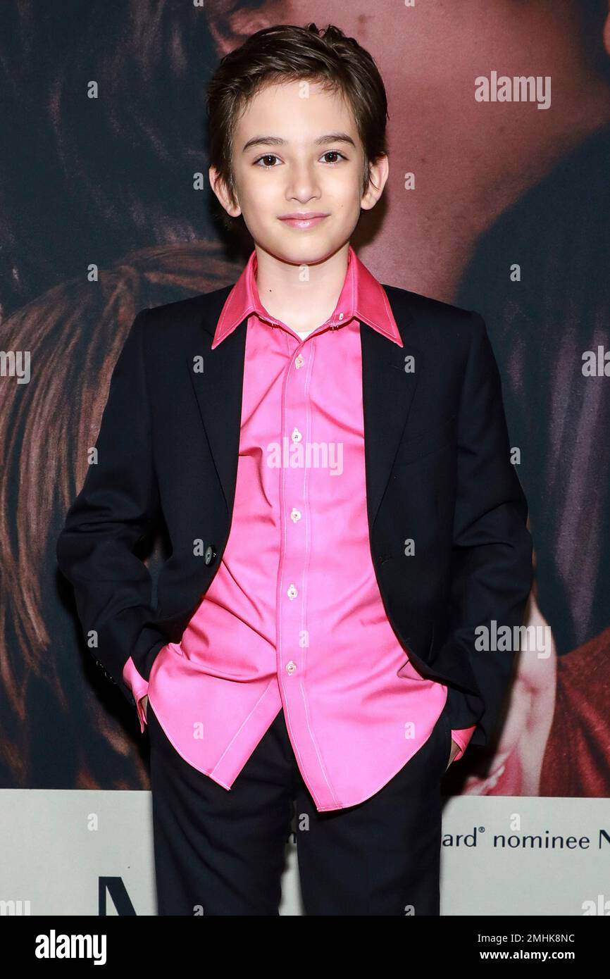 Azhy Robertson attends the premiere of "Marriage Story" at the Paris ...