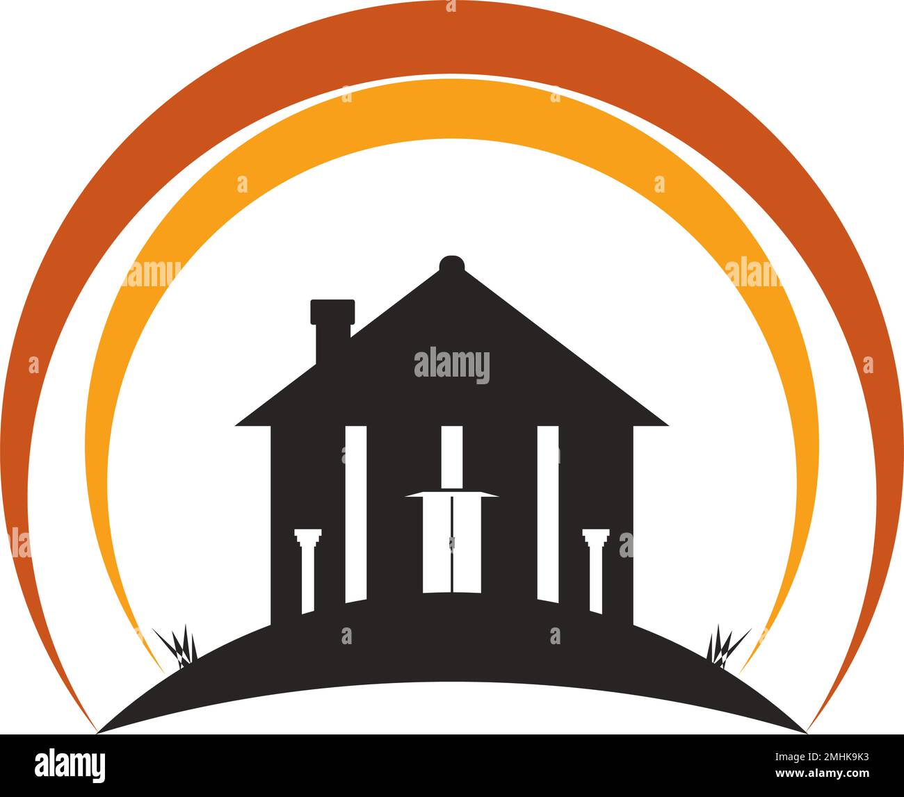 housing logo, vector illustration design template Stock Vector Image ...