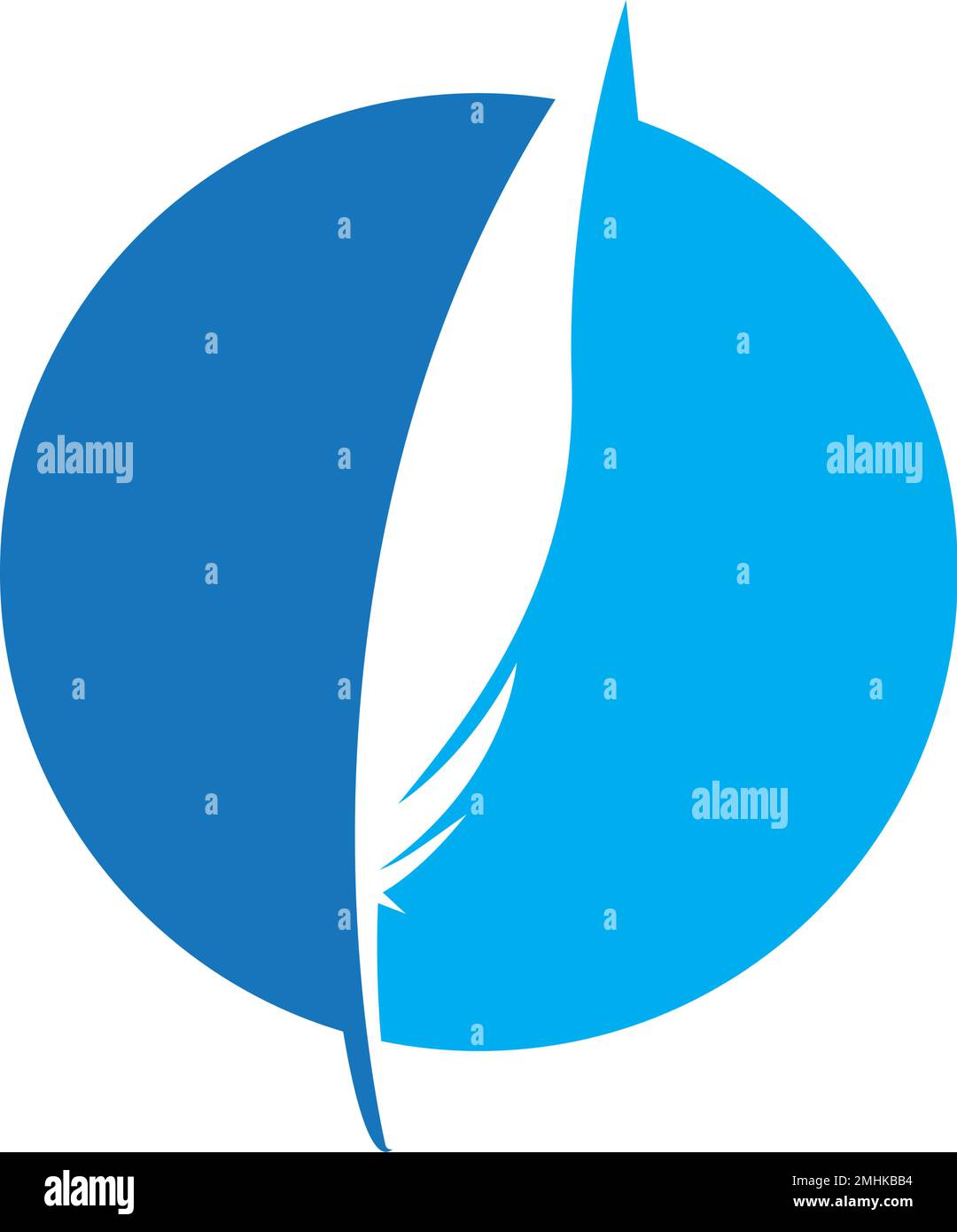 Quill logo vector illustration design template Stock Vector Image & Art ...