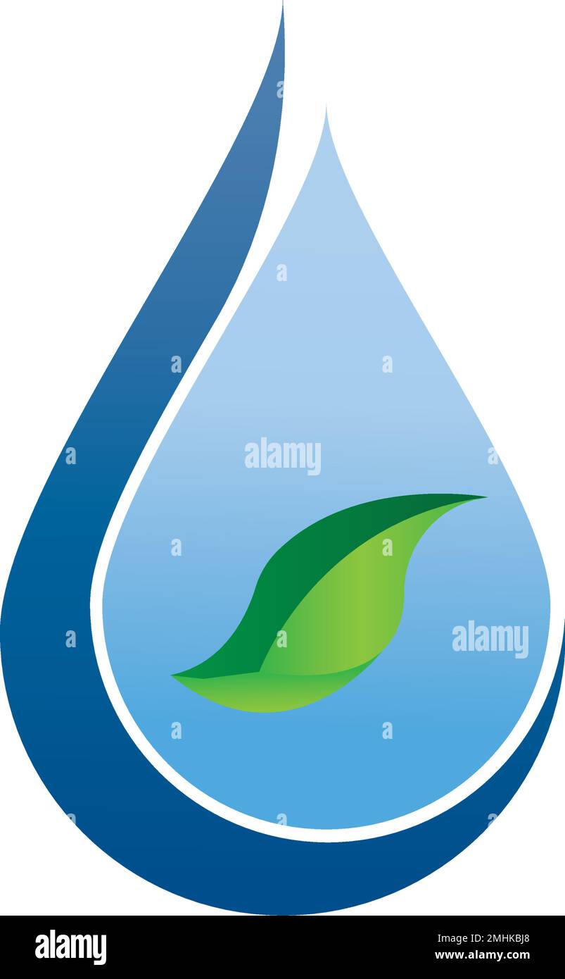 Water drop logo. vector illustration template design Stock Vector Image ...