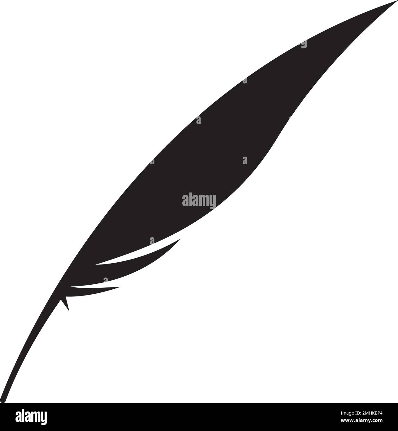 Quill logo vector illustration design template Stock Vector Image & Art ...