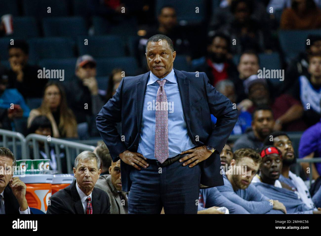 New Orleans Pelicans head coach Alvin Gentry watches his team play ...