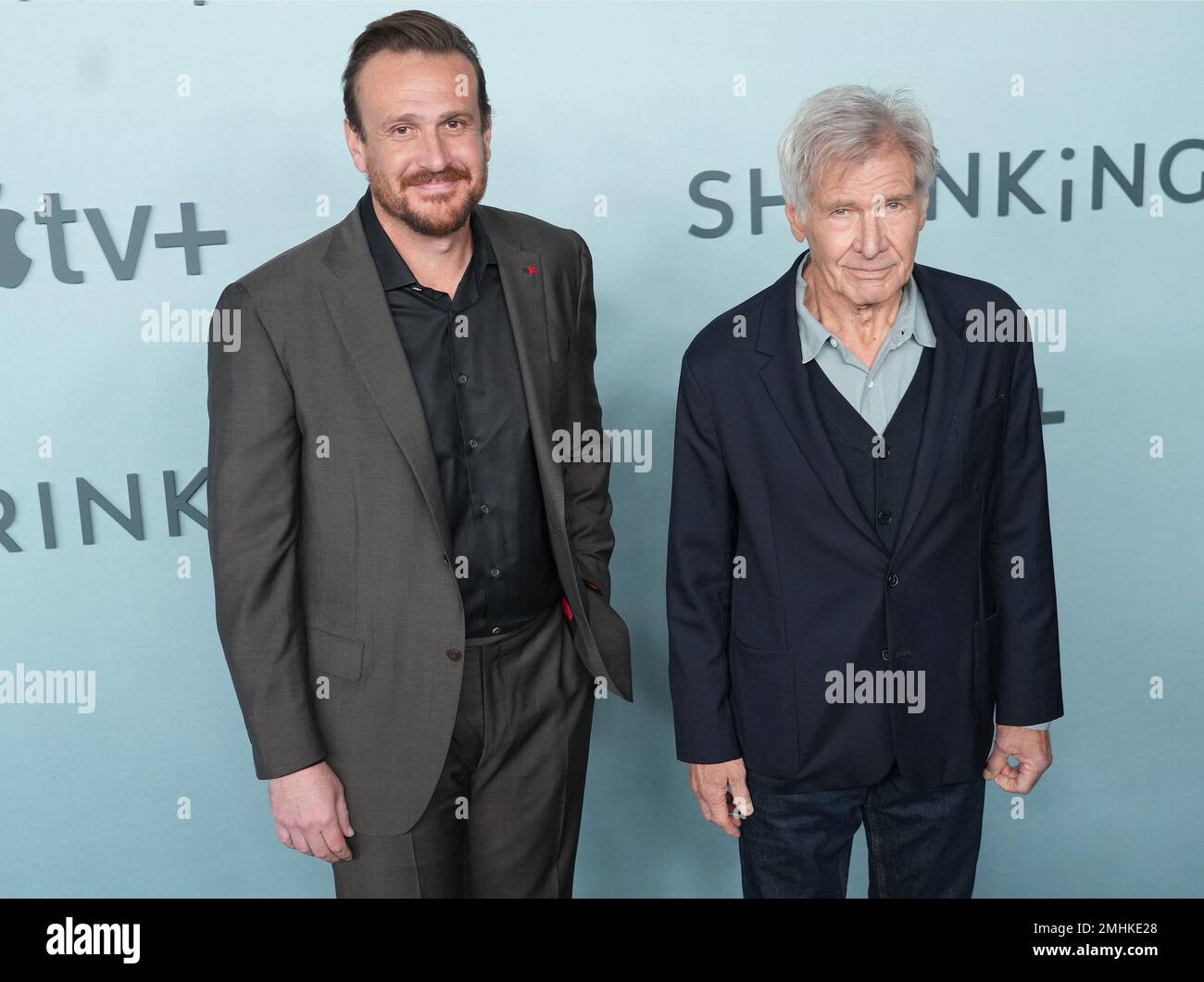 Los Angeles, USA. 26th Jan, 2023. (L-R) Jason Segal and Harrison Ford ...