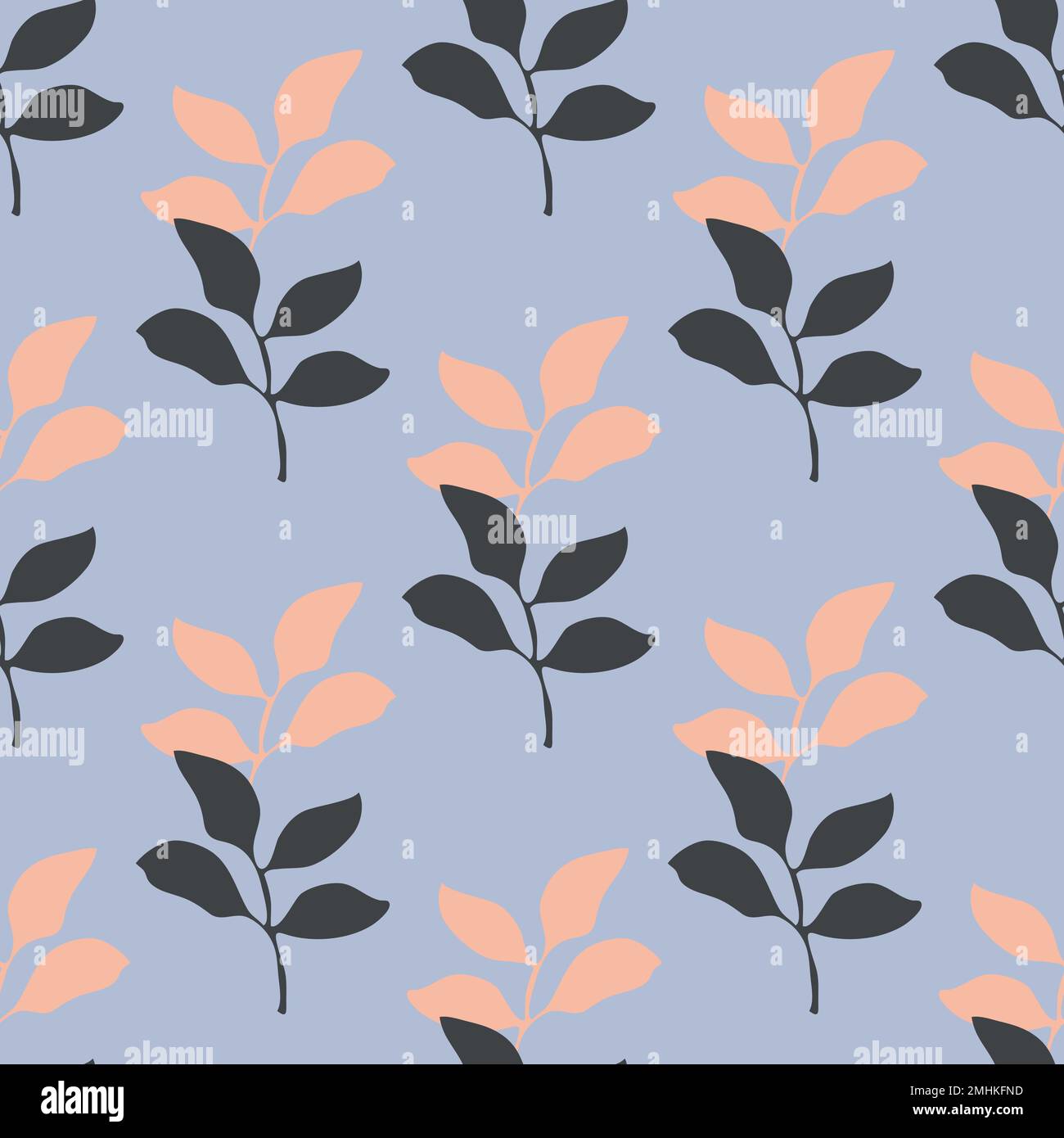 Plant twigs leaves vector Stock Vector Images - Alamy