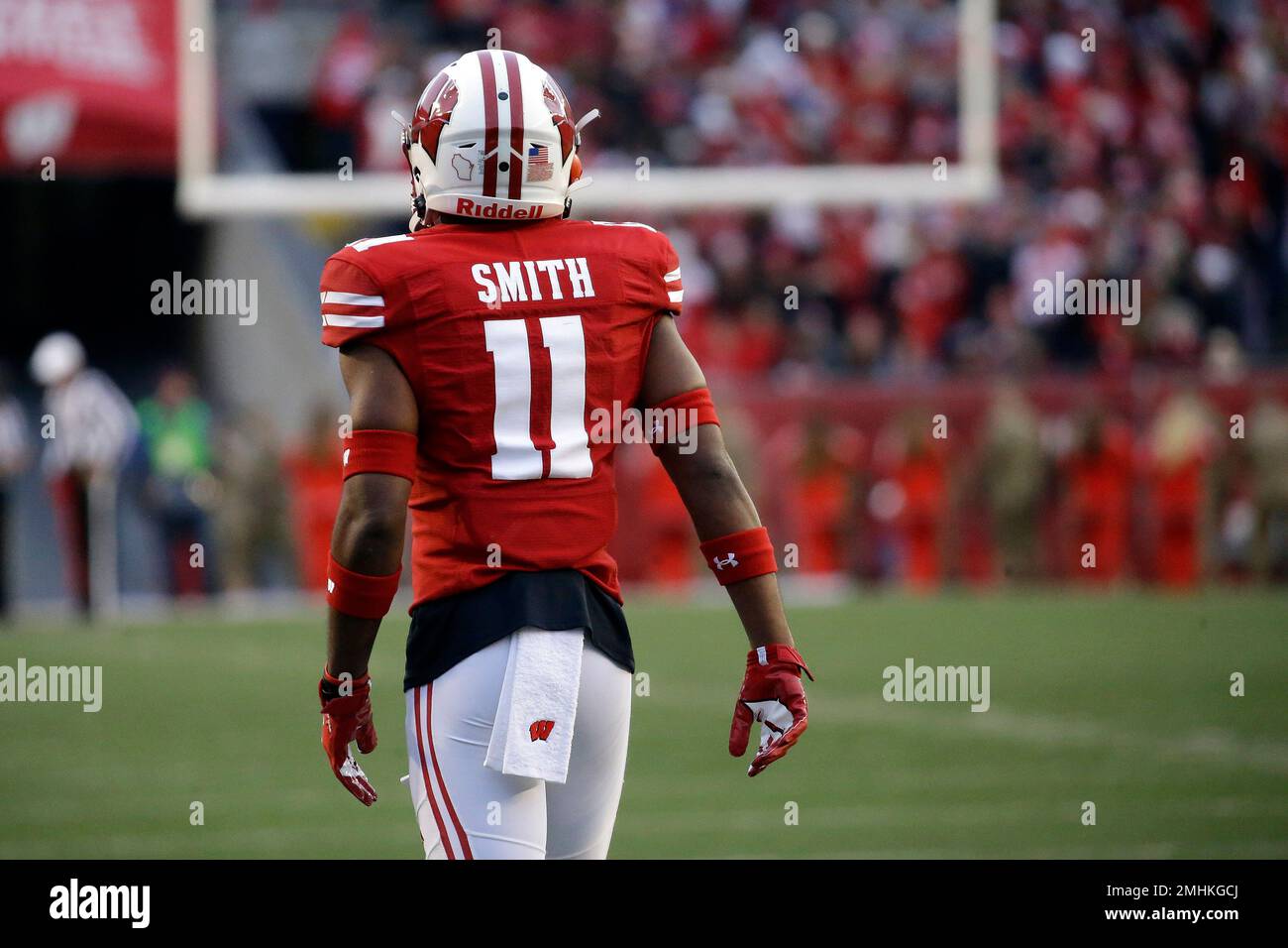 Wisconsin's Alexander Smith during the first half of an NCAA college ...
