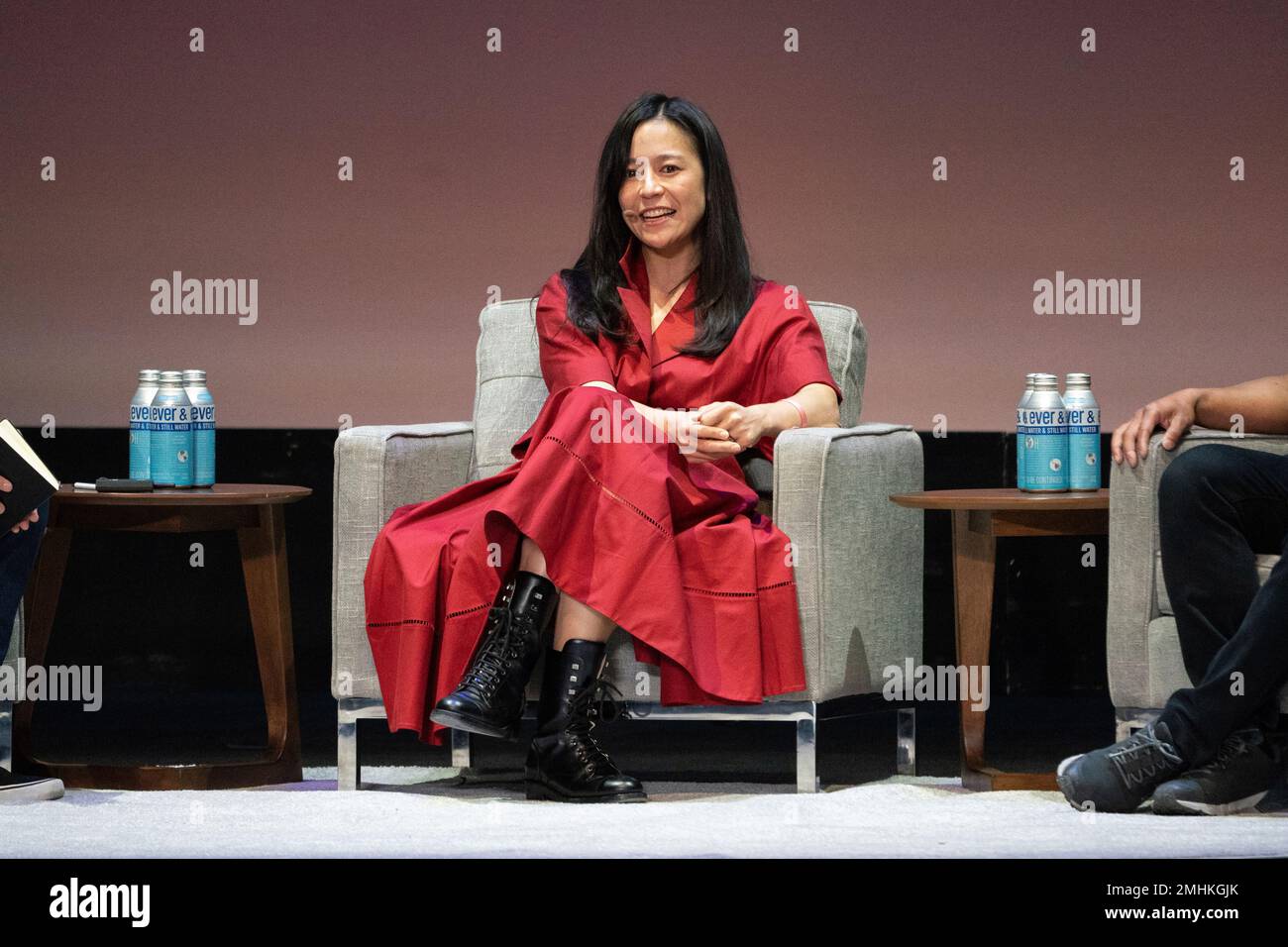 Elizabeth Chai Vasarhelyi seen on day two of Summit LA19 in Downtown ...