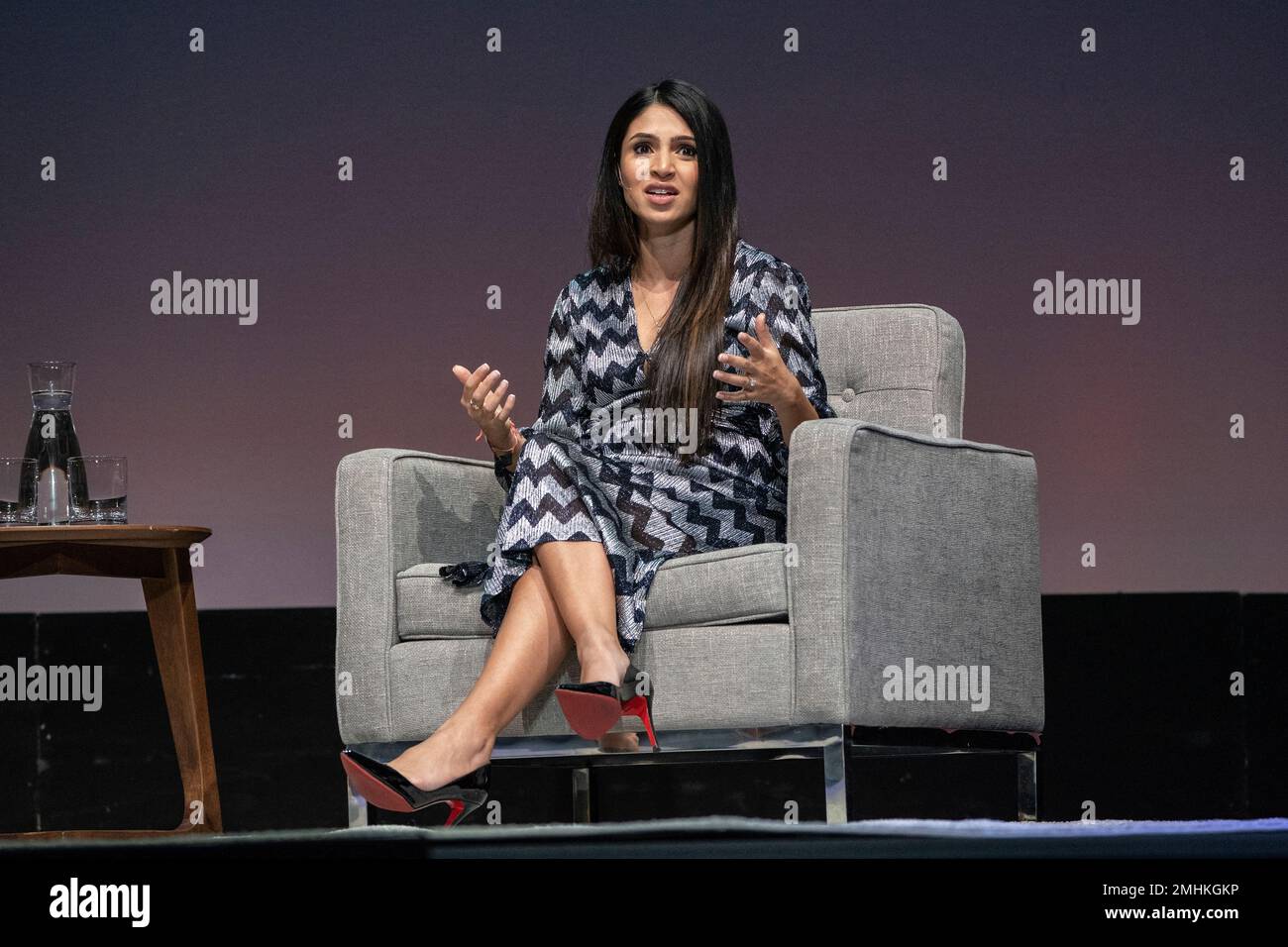Payal Kadakia seen on day two of Summit LA19 in Downtown Los Angeles on ...