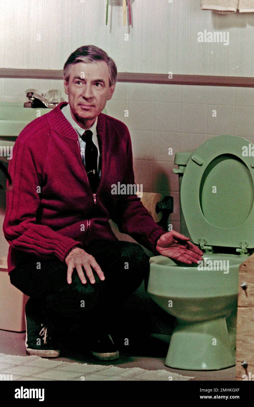 This June 28, 1989 file photo shows Fred Rogers talking about using the ...