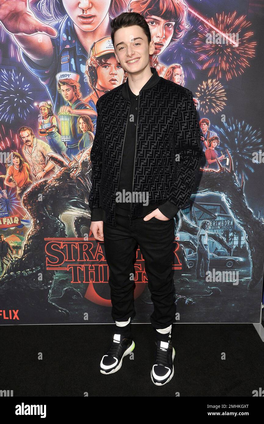 Noah Schnapp attends the "Stranger Things" season 3 screening event at ...