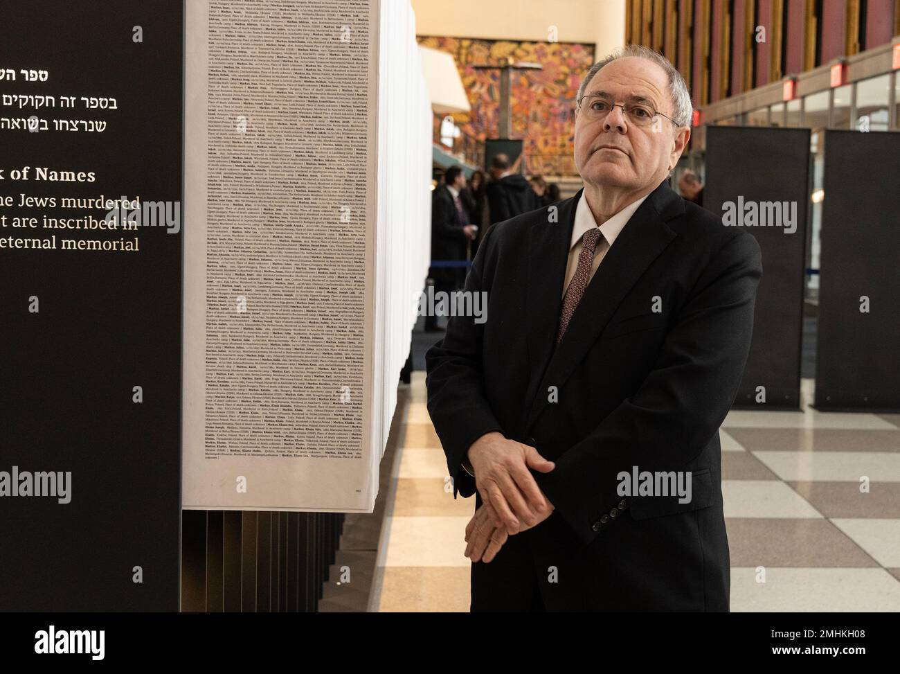 New York, United States. 26th Jan, 2023. Chairman of Yad Vashem Dani ...
