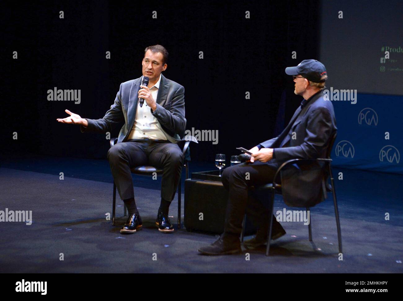 Scott Stuber, Ron Howard are seen at the Produced By: New York ...