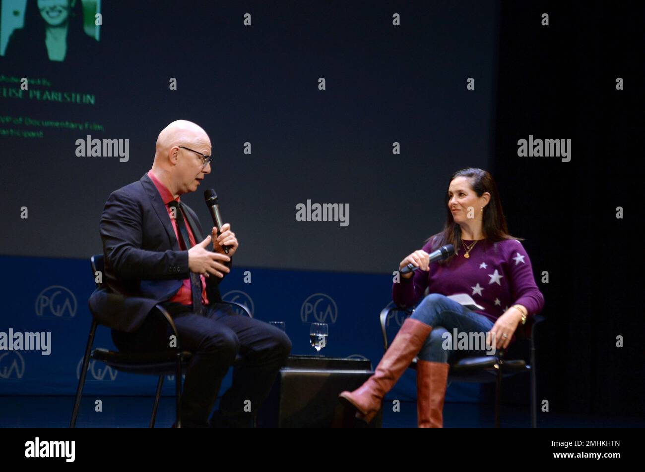 Steven Bognar, Elise Pearlstein are seen at the Produced By: New York ...