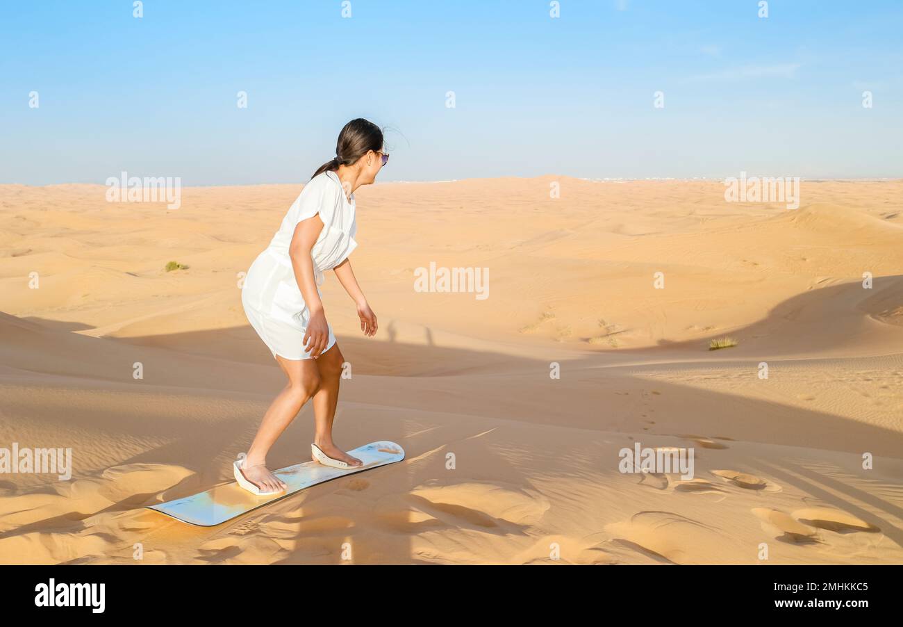 Oman sand boarding hi-res stock photography and images - Alamy
