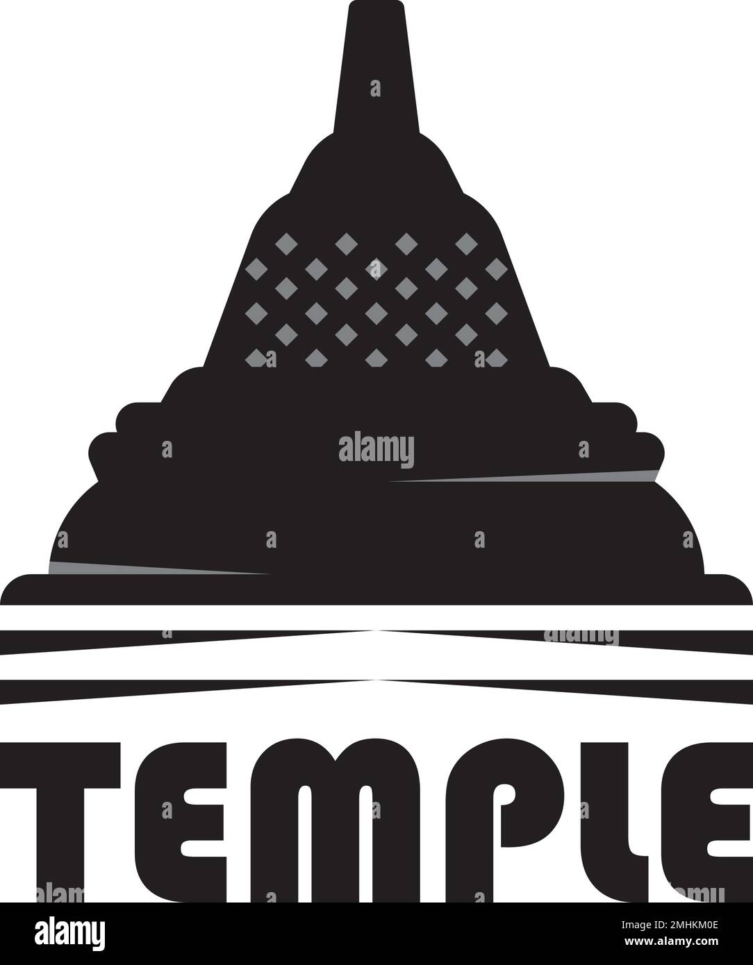 Temple logo vector illustration icon design Stock Vector Image & Art ...