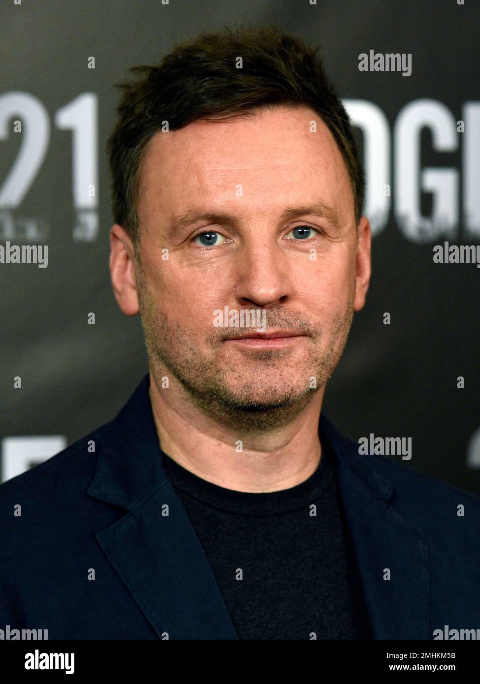 Brian Kirk, director of "21 Bridges," poses during a photo call for the ...