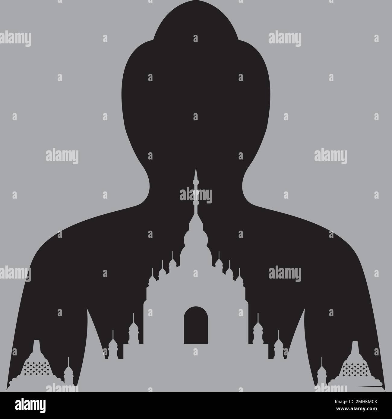 Temple logo vector illustration icon design Stock Vector Image & Art ...